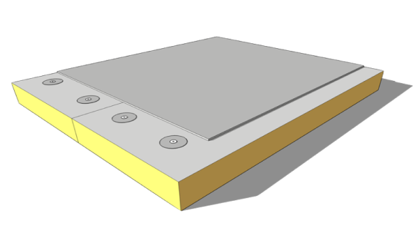 FatraPad mechanically fixed insulated roof panel system